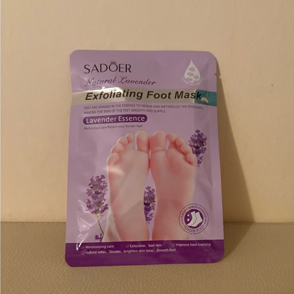 Skincare | Brand New Sadoer Natural Lavender Exfoliating Foot Mask ...